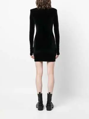 Philipp Plein Velvet Minidress