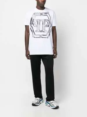 Philipp Plein Logo-print Short-sleeved T-shirt - White