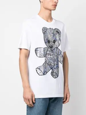 Philipp Plein Teddy-bear Motif Short-sleeve T-shirt
