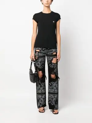 Philipp Plein Logo-patch T-shirt