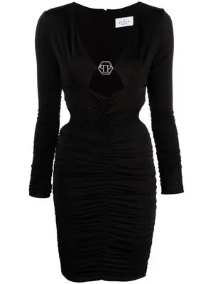 Philipp Plein Ruched Cocktail Dresses