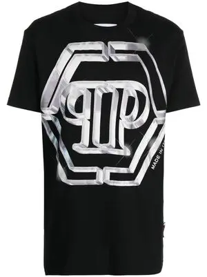 Philipp Plein Logo-print Short-sleeved T-shirt - Black