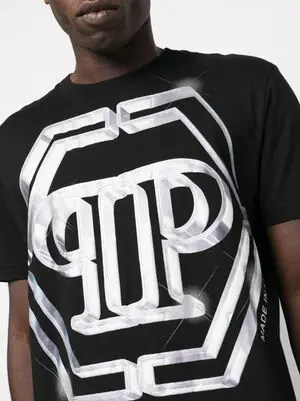 Philipp Plein Logo-print Short-sleeved T-shirt - Black
