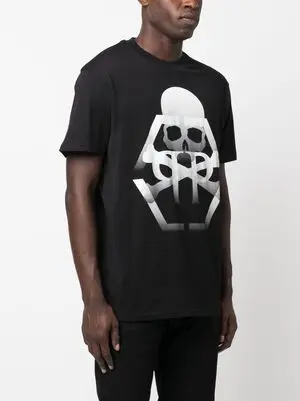 Philipp Plein Ss Skull & Bones Crew-neck T-shirt