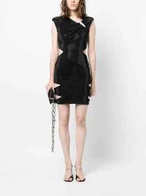 Philipp Plein Crystal-embellished Mini Dress