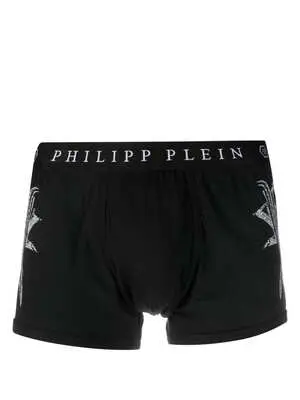 Philipp Plein Logo-waistband Boxers - Black