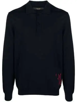 BILLIONAIRE Merino-blend Polo Jumper