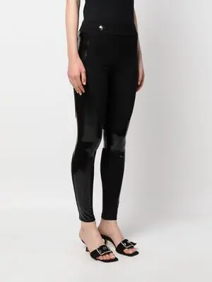 Philipp Plein Panelled Mid-rise Leggings