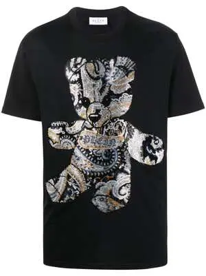 Philipp Plein Teddy Bear-print Crystal-embellished T-shirt