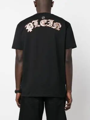 Philipp Plein Teddy Bear-print Crystal-embellished T-shirt