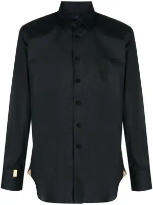 BILLIONAIRE Embroidered-logo Shirt - Black