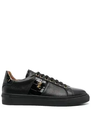 BILLIONAIRE Contrast-detail Low-top Sneakers - Black