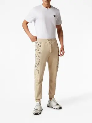 Philipp Plein Bandana-print Track Pants - Neutrals