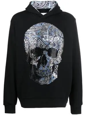 Philipp Plein Embellished Sweatshirts Hoodies For Men