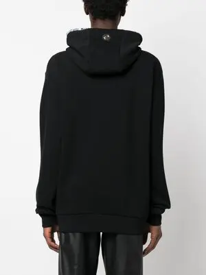 Philipp Plein Rhinestone-embellished Skull Hoodie