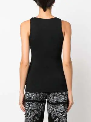 Philipp Plein Logo Patch Tank Top - Black