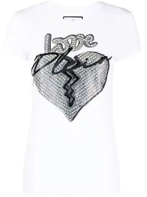 Philipp Plein Love-print Short-sleeve T-shirt