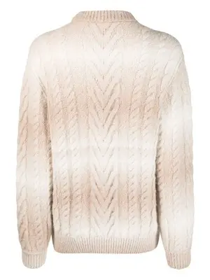 Philipp Plein Skull & Bones Striped Knit Jumper