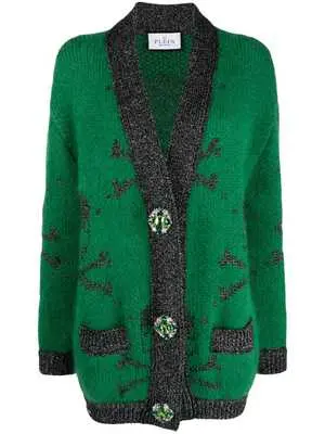 Philipp Plein Long Sleeve Cardigans For Women
