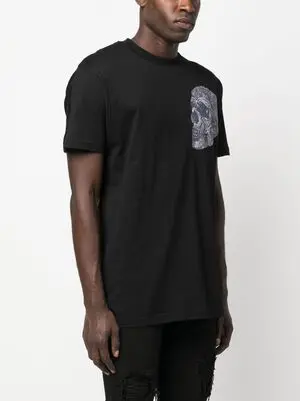 Philipp Plein Skull-print Cotton T-shirt - Black