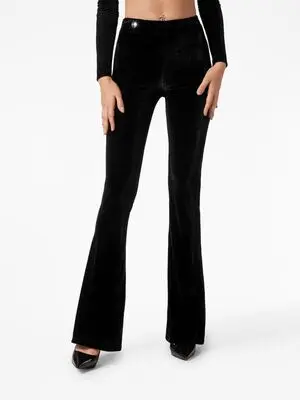 Philipp Plein High-waisted Flared Leggings