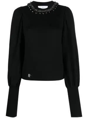 Philipp Plein Puff Sleeve Sweaters For Women