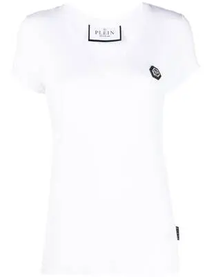 Philipp Plein Logo-patch T-shirt