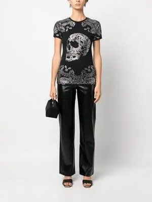Philipp Plein Bandana Rhinestone-embellished T-shirt