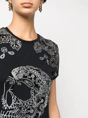 Philipp Plein Bandana Rhinestone-embellished T-shirt