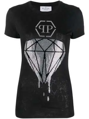 Philipp Plein Rhinestone-embellished T-shirt