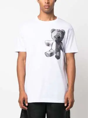 Philipp Plein Teddy Bear Paisley-print T-shirt - White