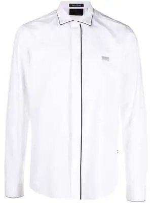 Philipp Plein Sugar Daddy Contrasting-trim Shirt