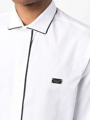 Philipp Plein Sugar Daddy Contrasting-trim Shirt