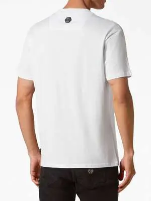Philipp Plein Graphic-print Cotton T-shirt - White