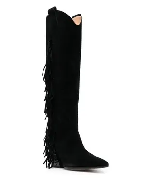 Philipp Plein Calf-leather Cowboy Boots