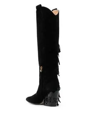 Philipp Plein Calf-leather Cowboy Boots