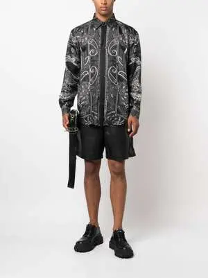 Philipp Plein Dandy Paisley-print Silk Shirt