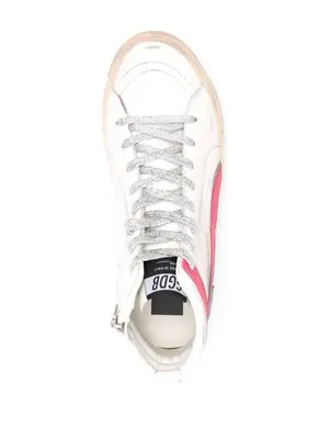 GOLDEN GOOSE Slide High-top Sneakers - White