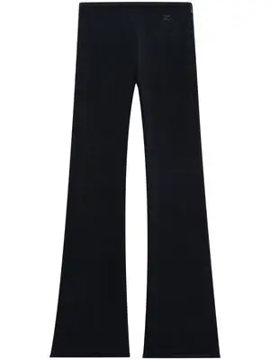 COURREGES Heritage Low-rise Trousers - Black