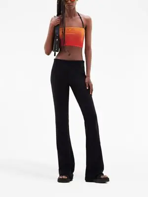 COURREGES Heritage Low-rise Trousers - Black