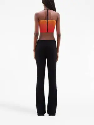COURREGES Heritage Low-rise Trousers - Black