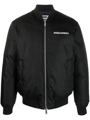Dsquared2 X Manchester City Logo-print Bomber Jacket