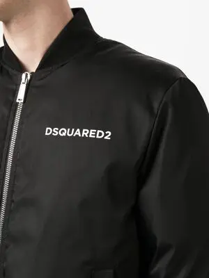 Dsquared2 X Manchester City Logo-print Bomber Jacket