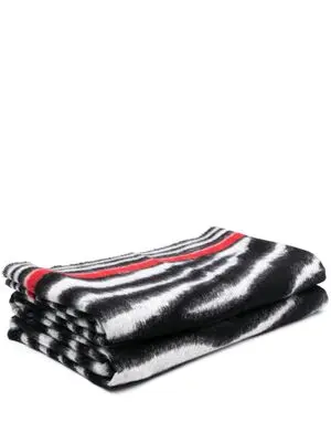 Missoni Graphic-print Wool Blanket - Black