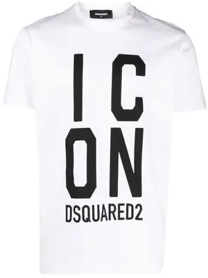 Dsquared2 Logo-print Cotton T-shirt - White