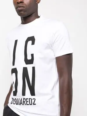 Dsquared2 Logo-print Cotton T-shirt - White