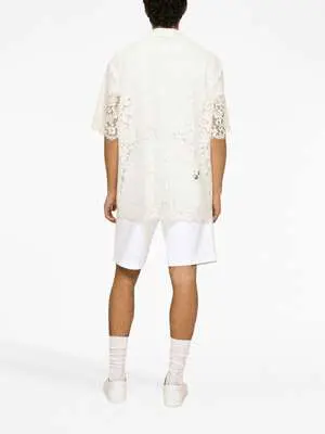 Dolce & Gabbana Logo-plaque Denim Shorts
