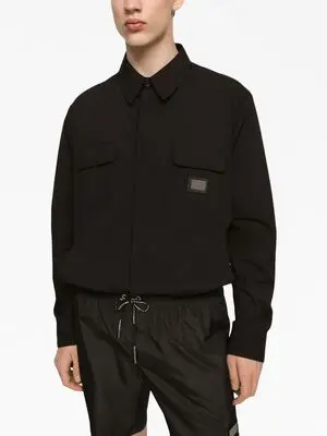 Dolce & Gabbana Logo-plaque Long-sleeve Shirt
