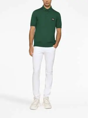 Dolce & Gabbana Stretch-cotton Skinny Jeans - White