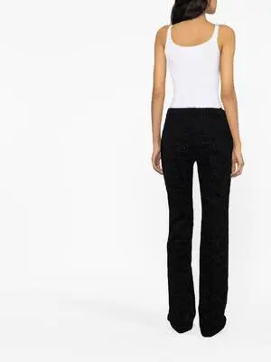 Moschino Monogram-print Tailored Trousers
